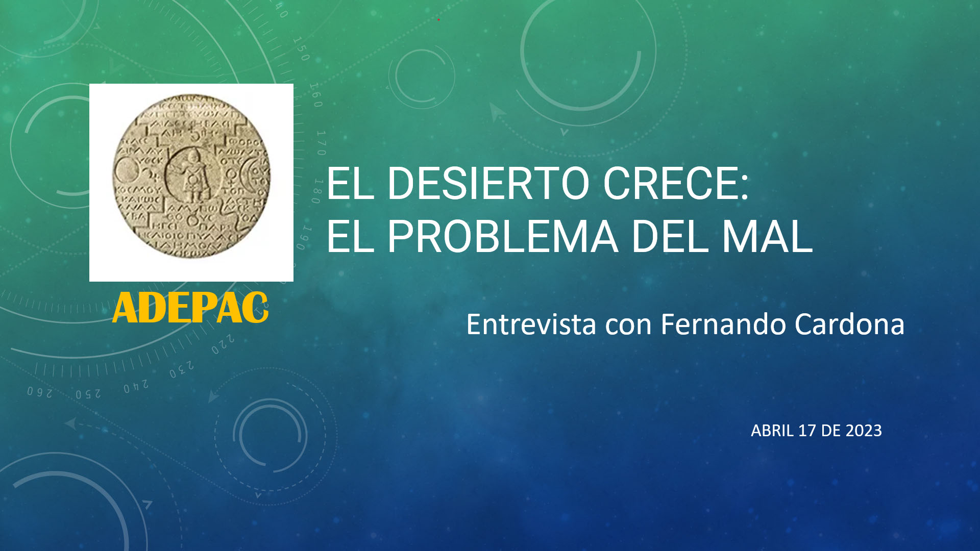 Video: Entrevista-conversatorio con Fernando Cardona | ADEPAC